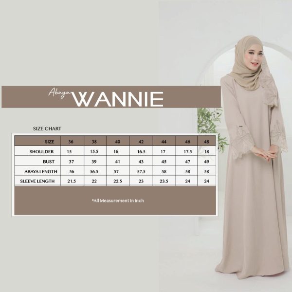 ABAYA WANNIE – OLIVE GREEN – NAWLAA